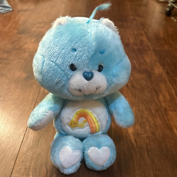 Care Bears | Toys | Vintage Care Bears 983 Wish Bear Plush 13 Inch ...